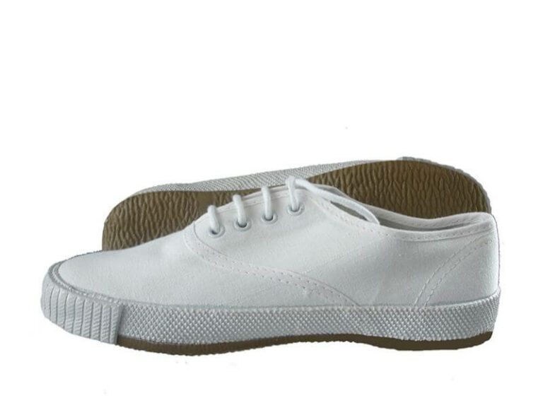 White Lace Plimsolls – M Comar & Sons Ltd